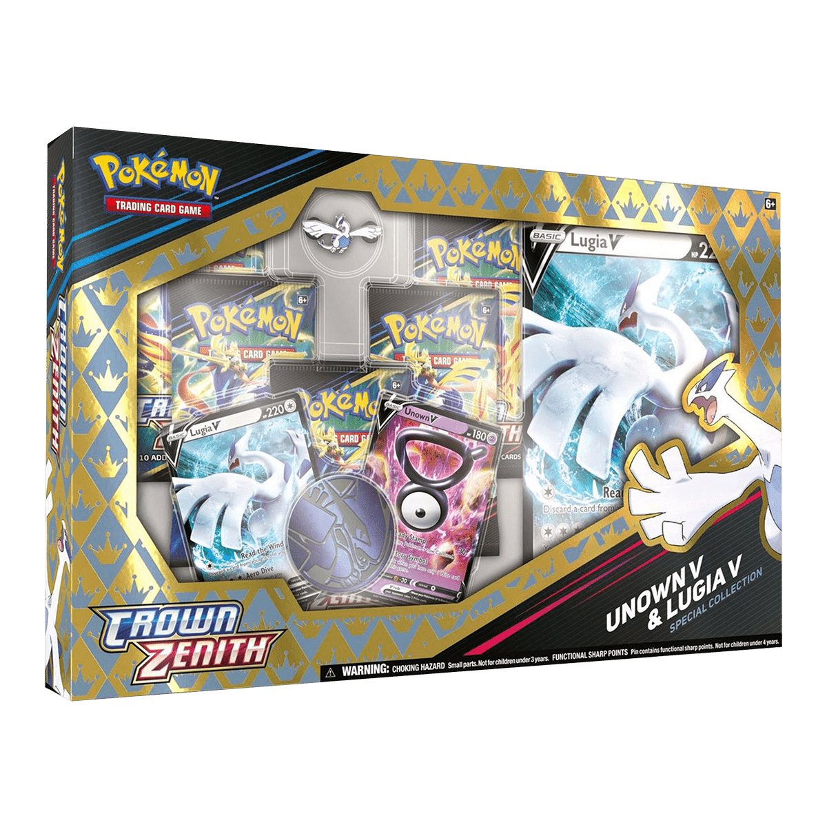 Pokémon TCG - Crown Zenith Special Collection - Unown V & Lugia V ...